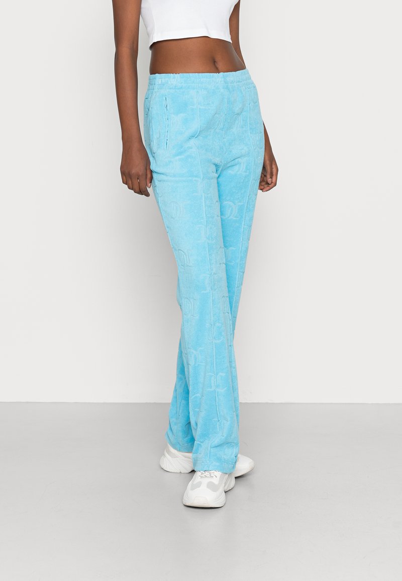 Juicy Couture TOWELLING TRACKPANT - Tracksuit bottoms - aqua/blue - Zalando