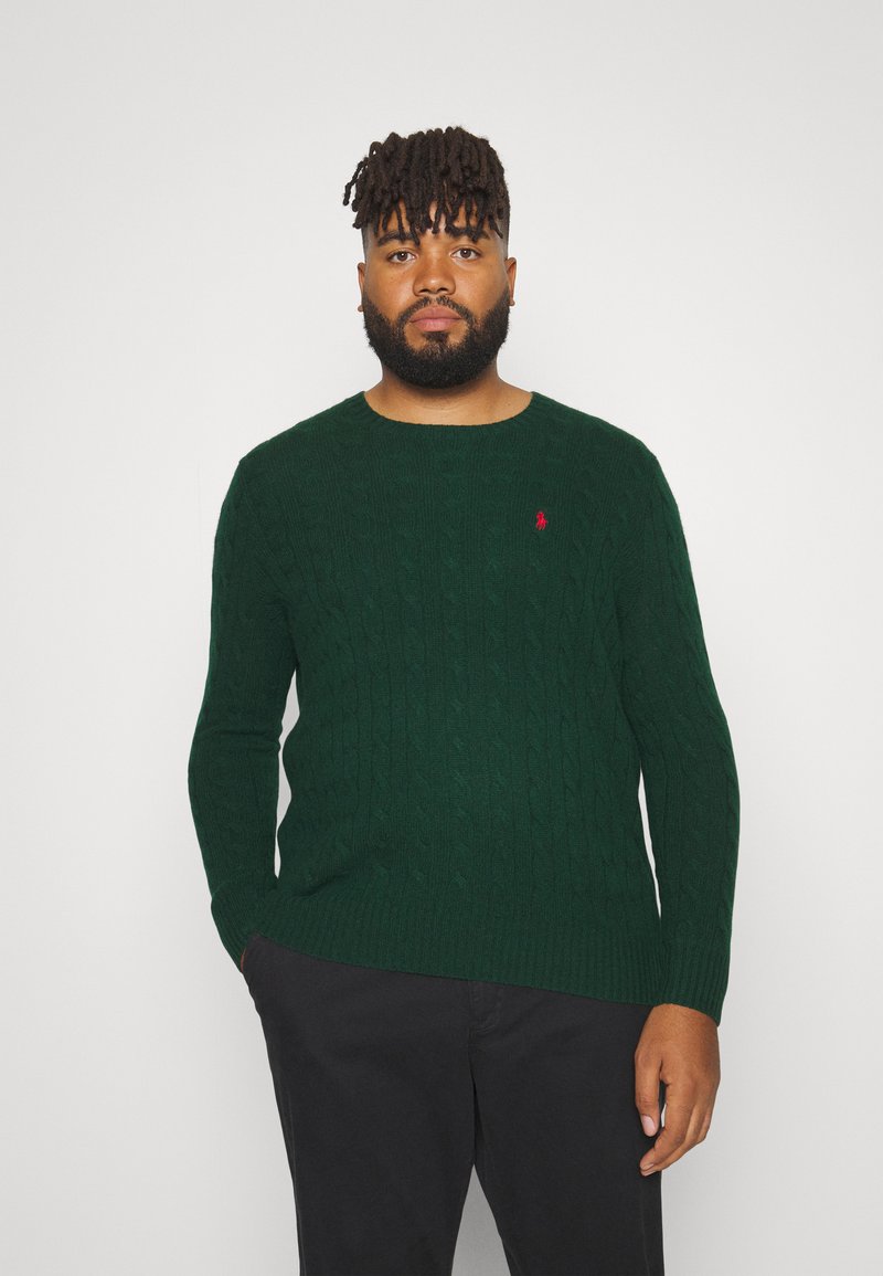 Polo Ralph Lauren Big & Tall LONG SLEEVE - Strickpullover - hunt club green/grün - Zalando.at