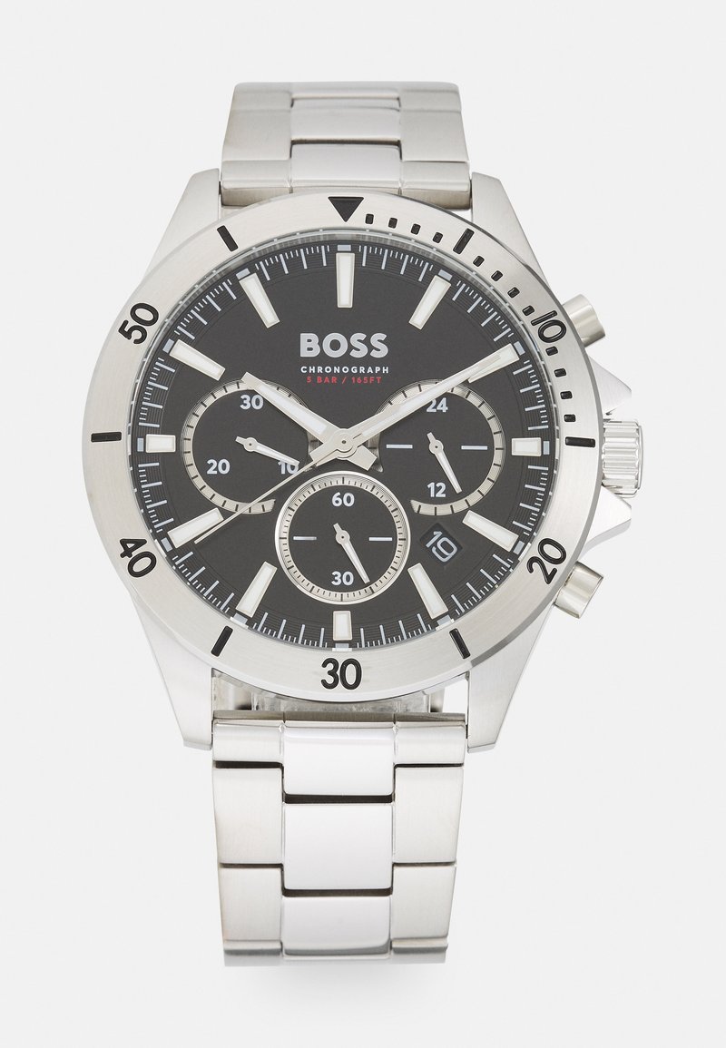 BOSS TROPER - Chronograph watch - silver-colored/blue/silver-coloured ...