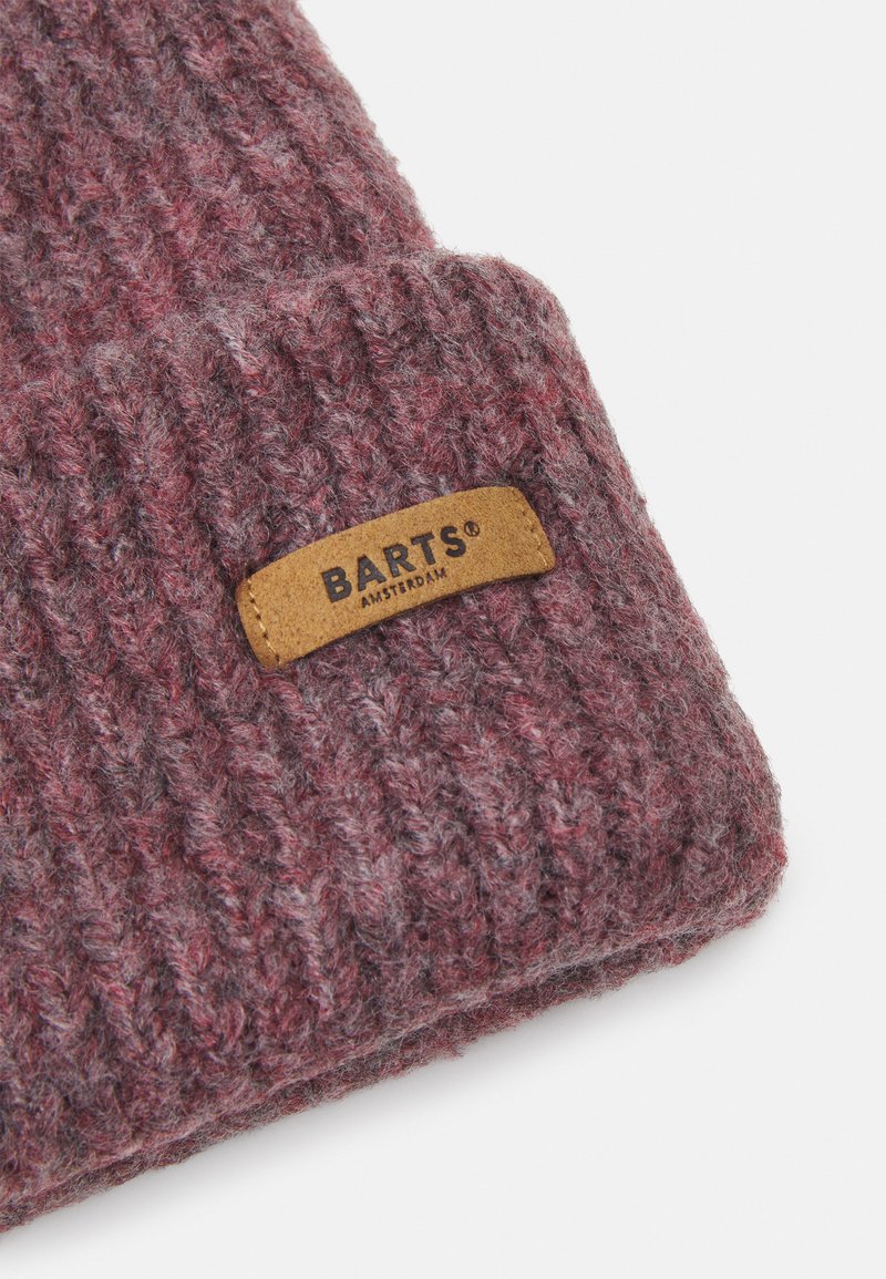 plötzlich Schärfen Sie selbst beanie mauve Herzlich willkommen Garn Angehen
