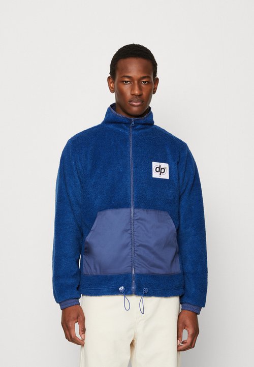 Denim Project JACKET PATCHES UNISEX - Fleecejacke - black/schwarz ...