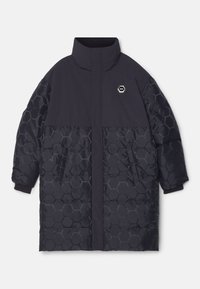 BALR. DANTE JACQUARD LONG PUFFER - Winter coat - jet black/black - Zalando