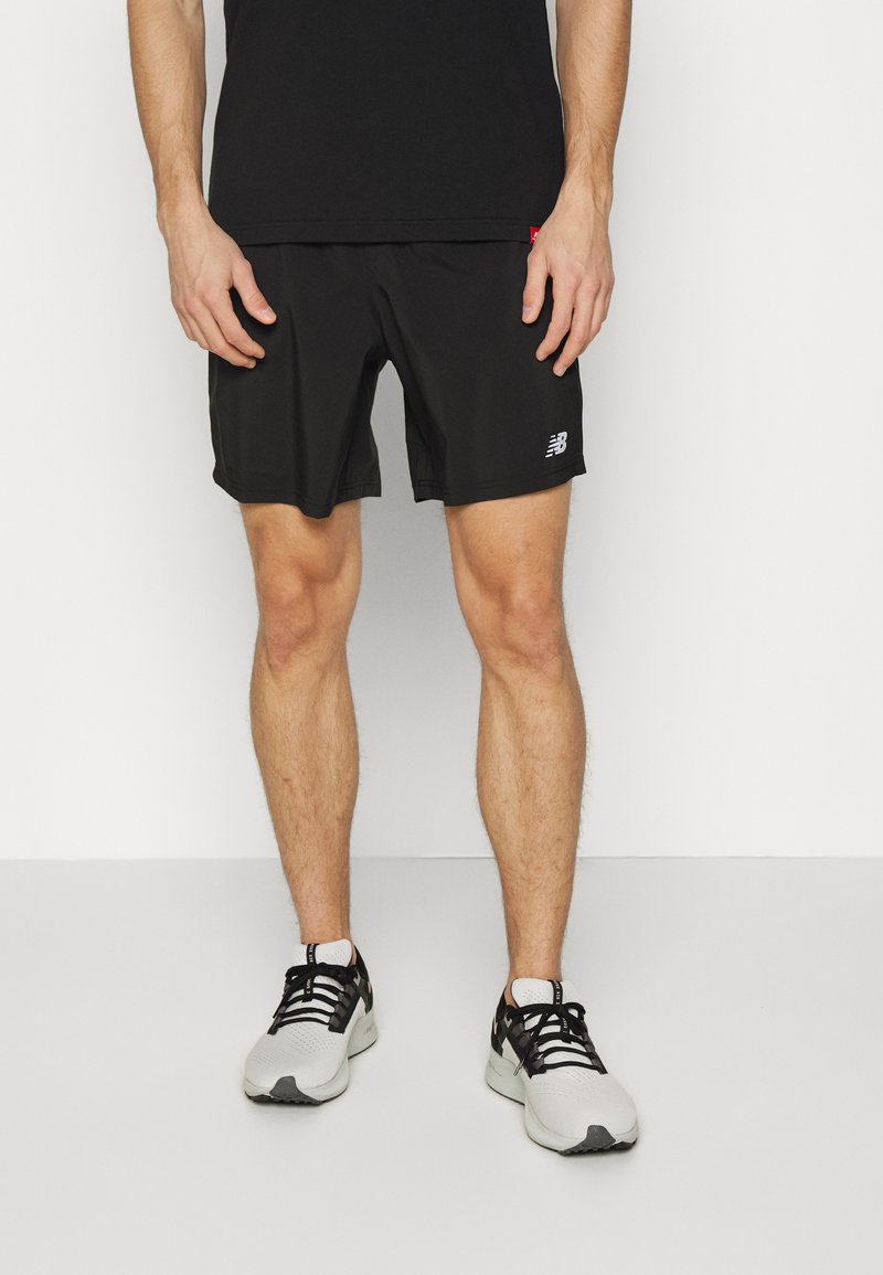 New Balance CORE RUN 2 IN 1 7 INCH SHORT - Sportovní kraťasy - black ...