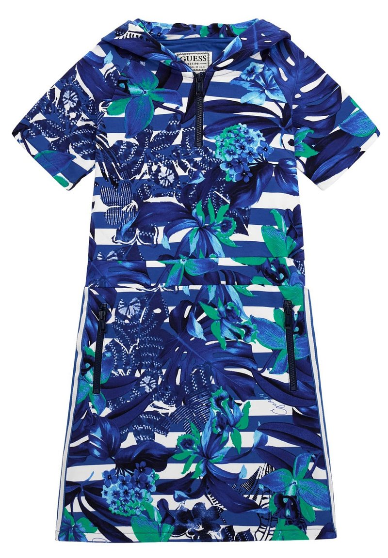Guess Kapuzen Mit Allover Print Vestido Informal Mehrfarbig