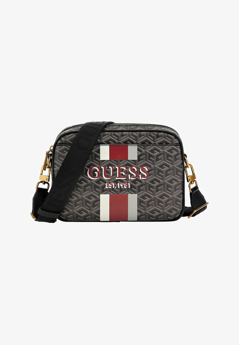 Guess Vikky G Cube Logo Schoudertas Mehrfarbig Schwarz Zwart