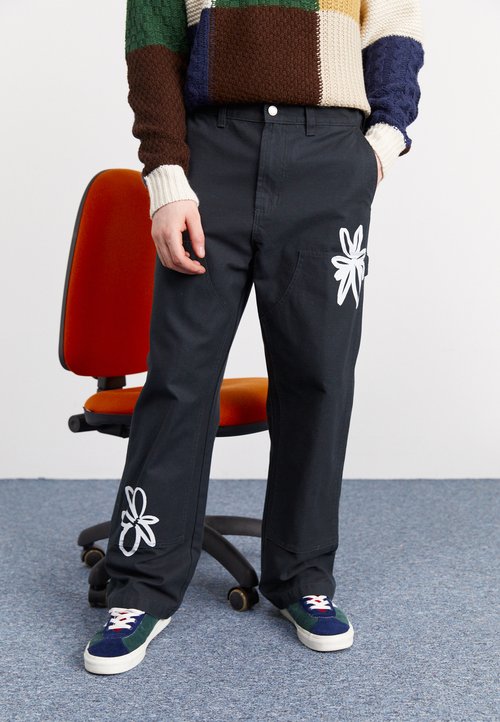 Obey Clothing BIG WIG CARGO DENIM PANT - Jeans Relaxed Fit - stone blue ...