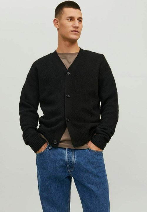 Solid HAMED - Neuletakki - true black/musta - Zalando.fi