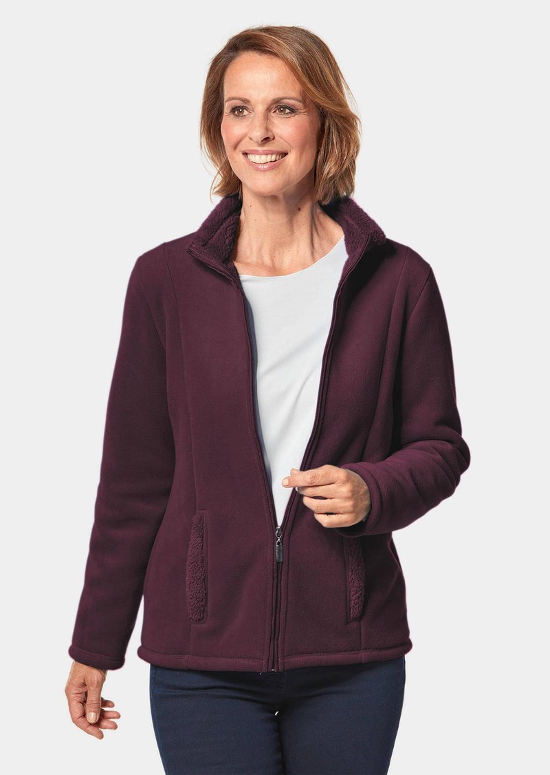 GOLDNER Veste polaire - aubergine/violet - ZALANDO.FR