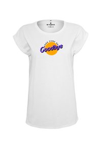 Be Famous CLASSIC ROLL UP GOGOBEY - T-Shirt print - white/weiß - Zalando.de