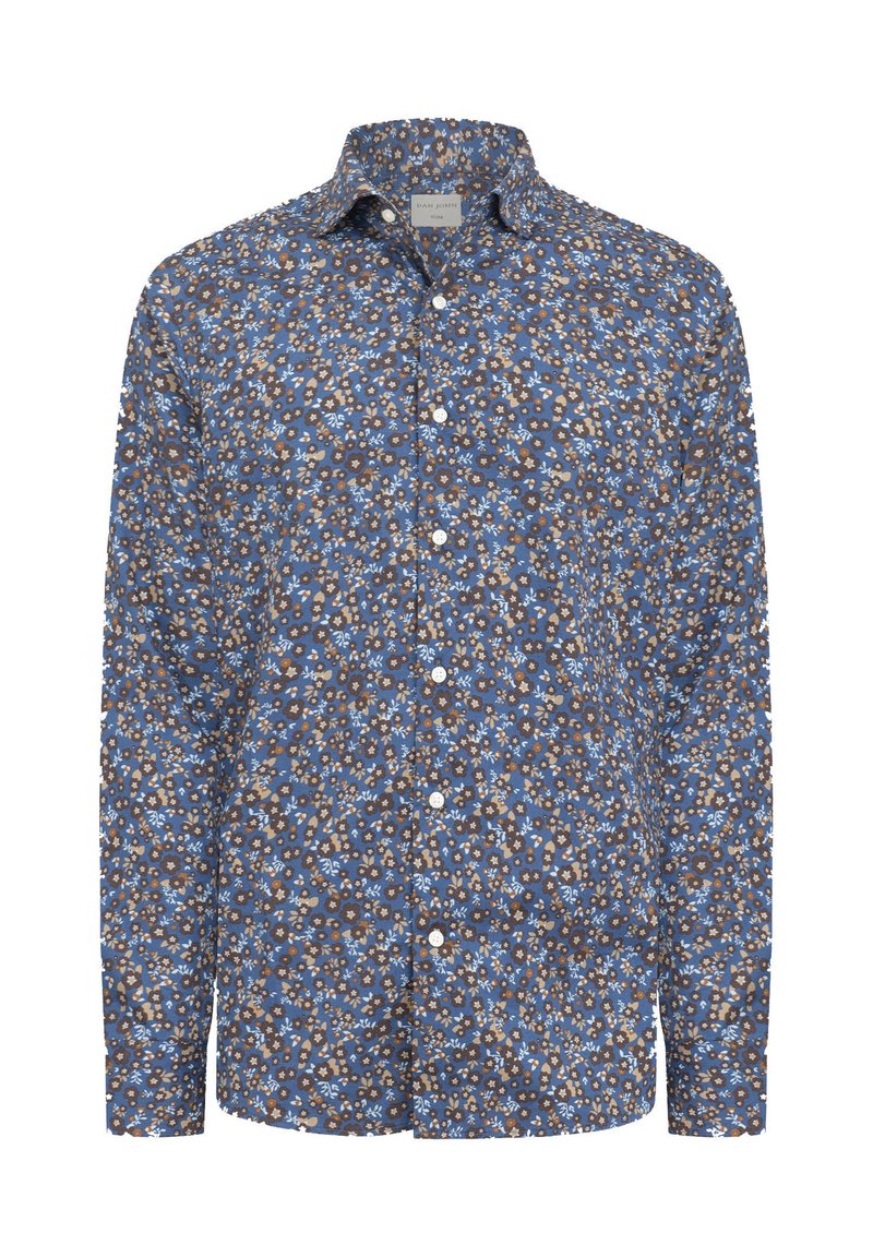 Dan John FLORAL PRINT - Skjorter - blue avio/mørkeblå - Zalando.dk
