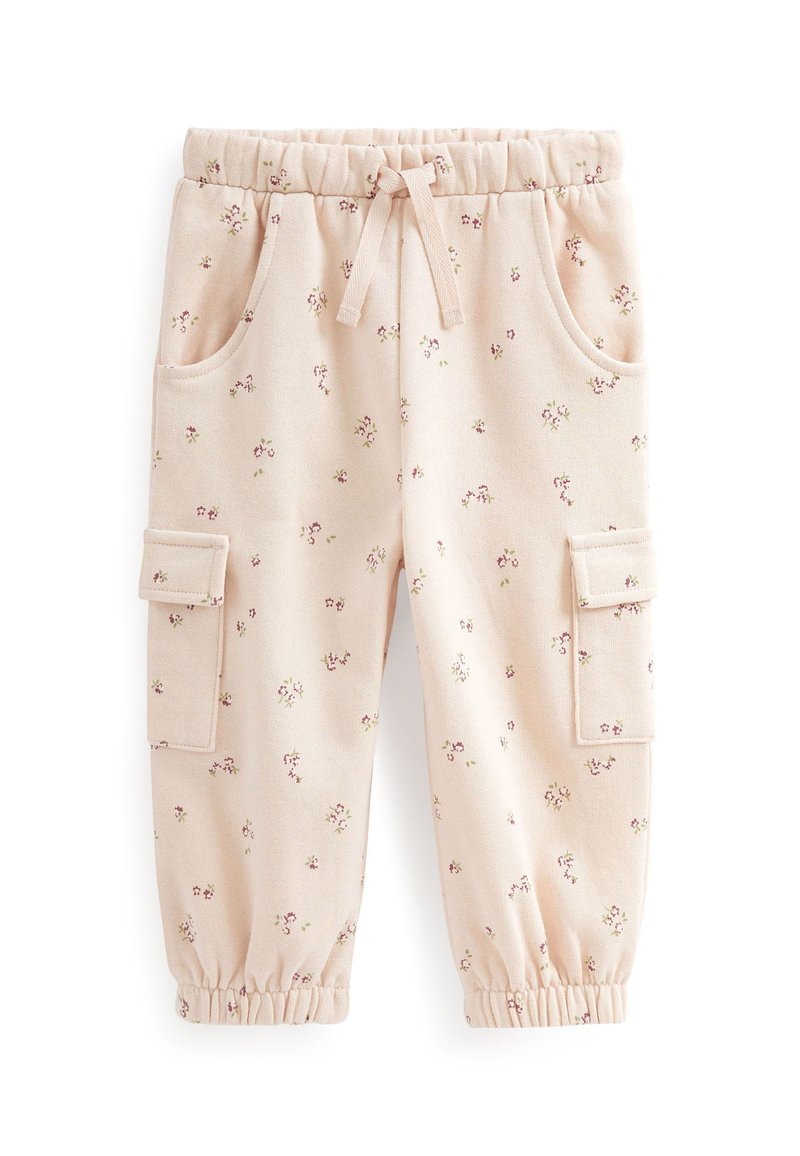 Next CARGO JOGGERS - Pantalon de survêtement - cream ditsy/beige - ZALANDO.FR