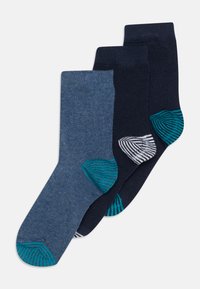 DIM STYLE MIX MATCH CREW 3 PACK - Socks - navy/denim/dark blue ...
