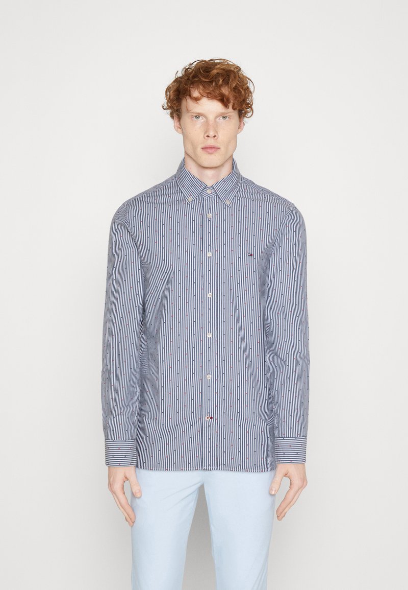 Tommy Hilfiger SOFT FIL COUPE - Shirt - deep indigo/multi-coloured/dark ...