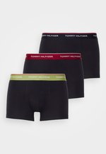 Tommy Hilfiger PREMIUM ESSENTIALS TRUNK 3 PACK - Shorty - rouge/desert sky/vineyard olive/rouge ...
