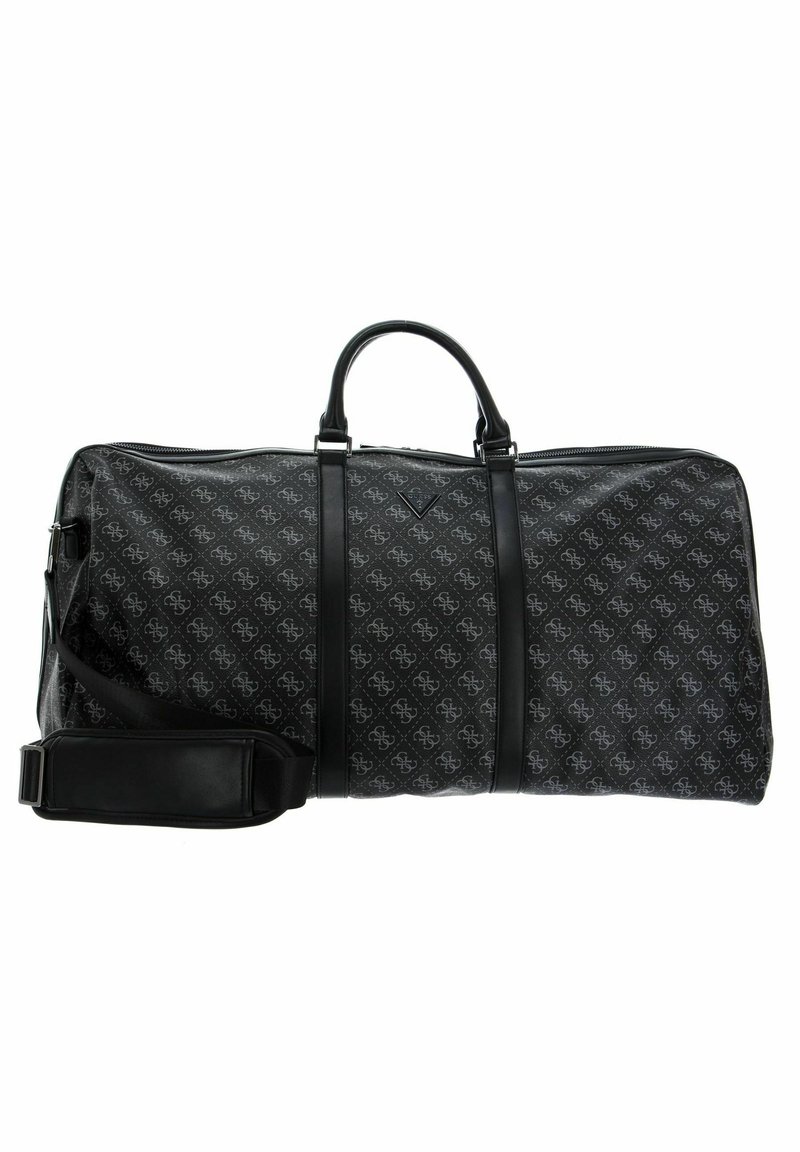 Guess VEZZOLA SMART WEEKENDER - Weekend bag - dark black/black - Zalando.ie