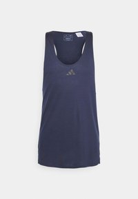 adidas Performance WORKOUT STRINGER TANK - Felső - legend ink/black/kék ...