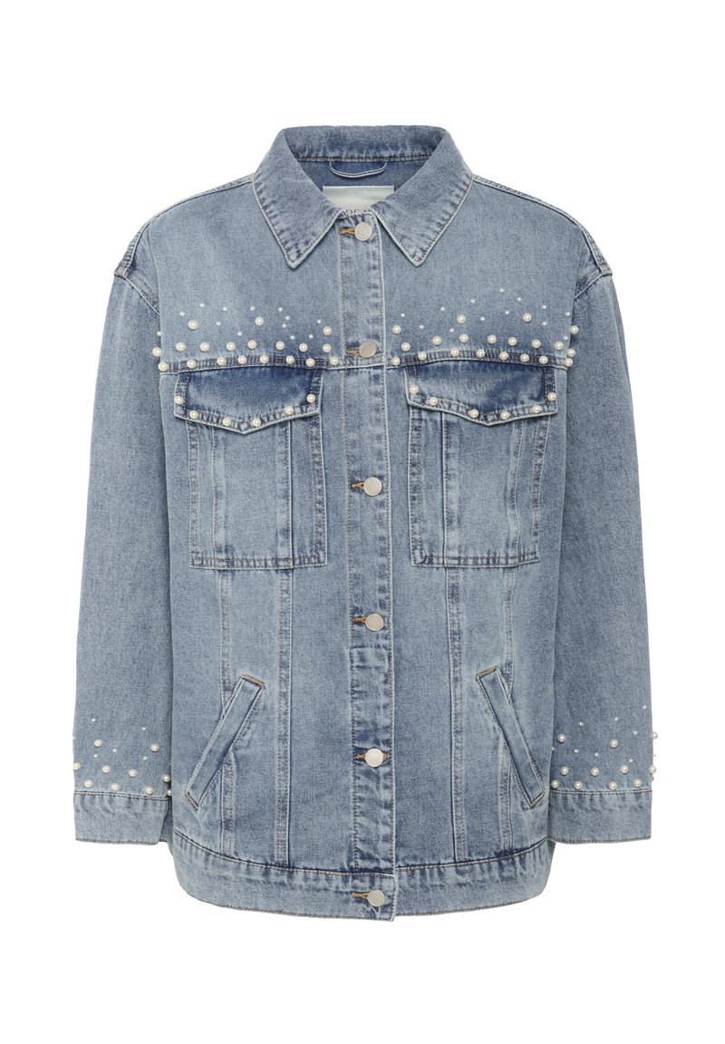Cream VIV DECO - Denim jacket - miami light blue denim/blue denim - Zalando