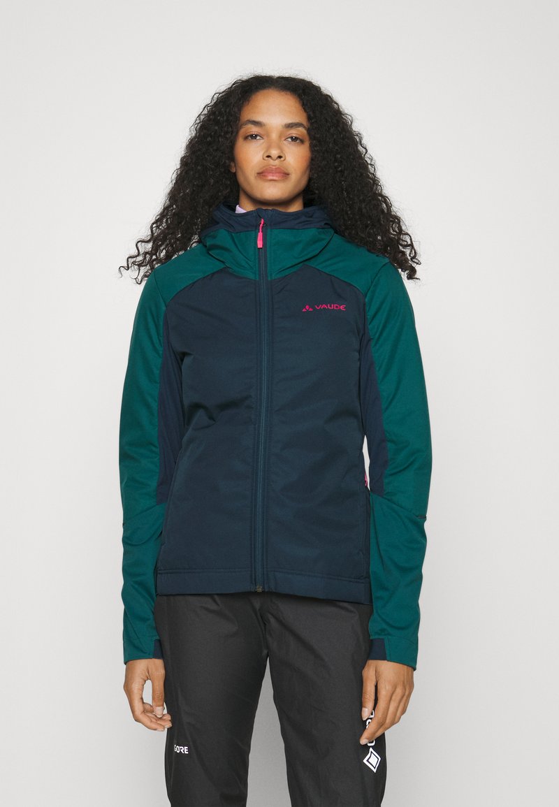 Vaude WOMEN ALL YEAR MOAB JACKET - Fahrradjacke - dark sea/dunkelblau - Zalando.ch