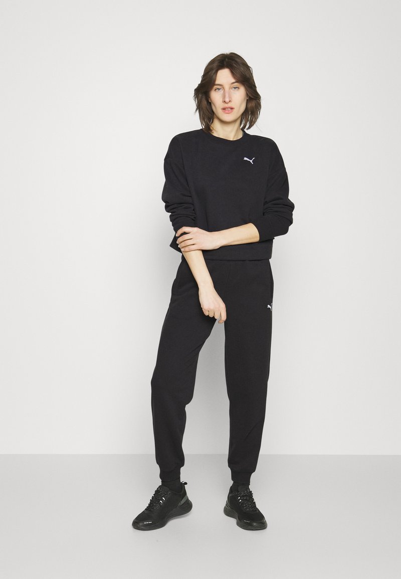 Puma LOUNGEWEAR SUIT - Survêtement - black/noir - ZALANDO.BE