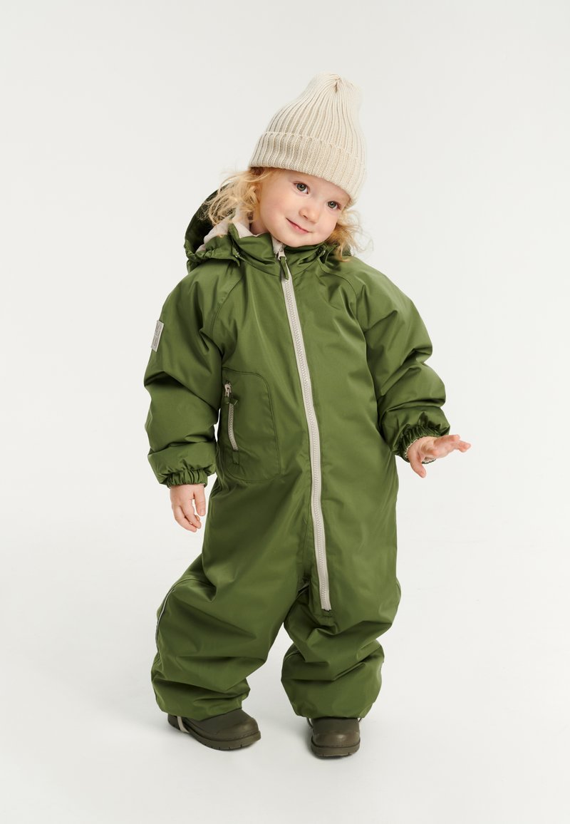 Leokid MID- SEASON ONE COLOR - Tuta da neve - green lowland/verde - Zalando.it