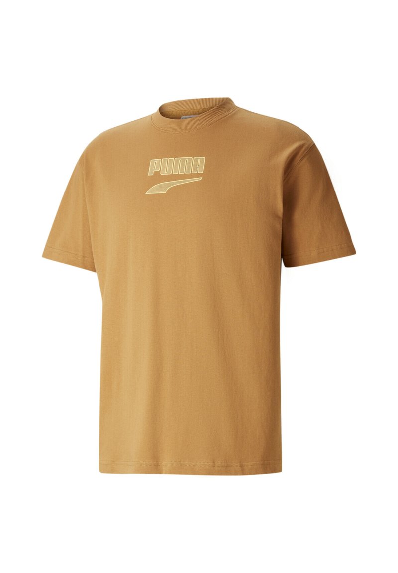 Puma DOWNTOWN LOGO - T-Shirt print - desert tan/braun - Zalando.ch