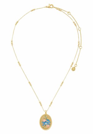 FABLE ENGLAND ENAMEL MOTH & LEAF CHARM NECKLACE - Collana ...