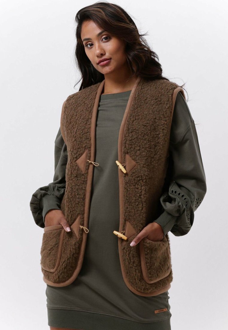 Alwero ALPEN - Waistcoat - bruin/brown - Zalando.de