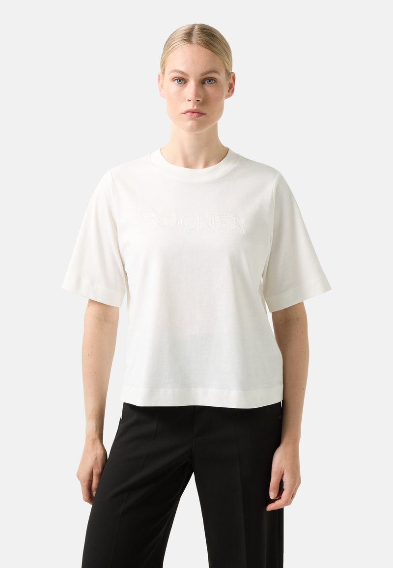 Bogner DOROTHY - Basic T-shirt - off white/off-white - Zalando.ie