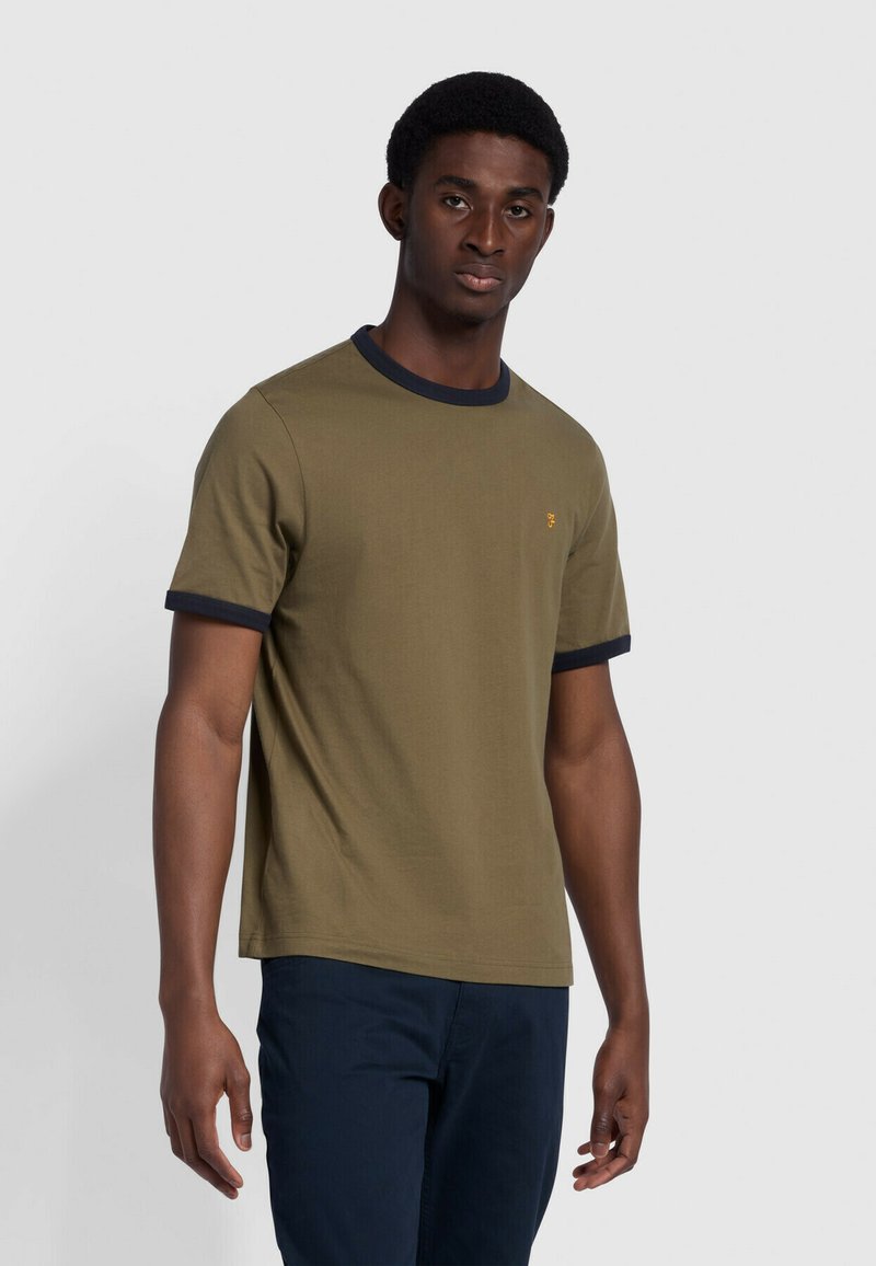 Farah GROVES RINGER - T-Shirt basic - olive green/oliv - Zalando.de