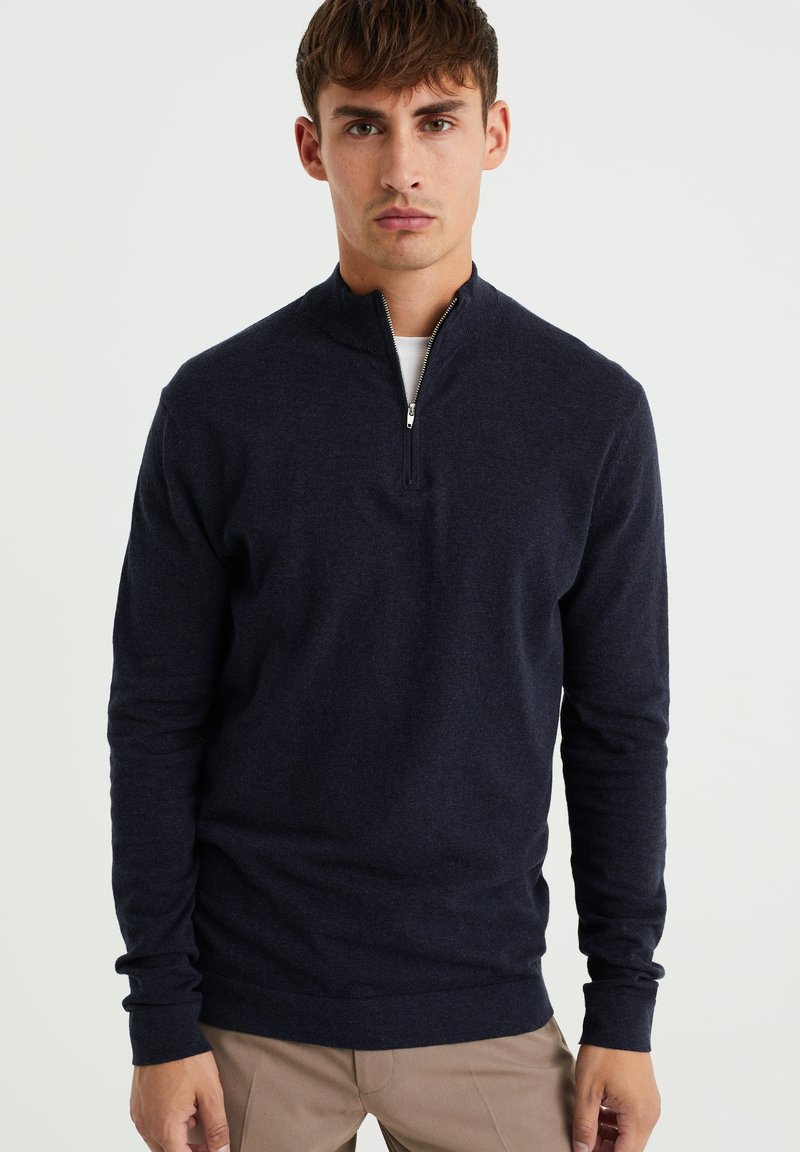 WE Fashion TRUI - Striktrøje - blue/mørkeblå - Zalando.dk