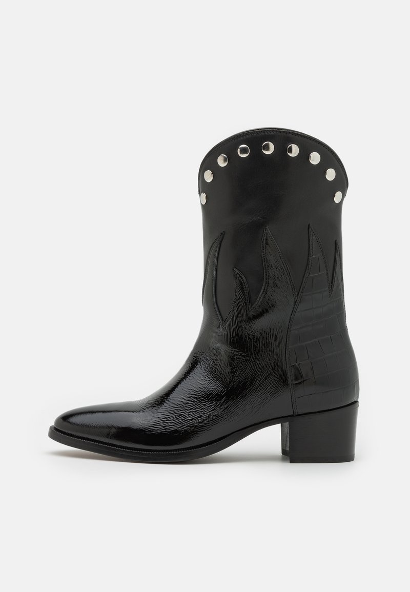 Vivienne Westwood CUBAN FLAME BOOT - Kauboi-/mootorrattasaapad - black ...