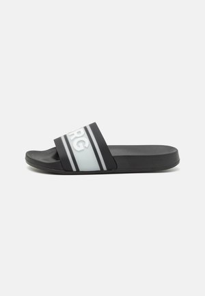 adidas Originals ADILETTE UNISEX - Bade-Zehentrenner - core black/ftwr ...