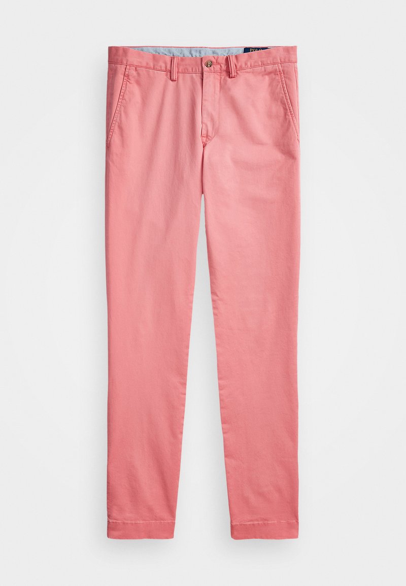 Polo Ralph Lauren STRETCH SLIM FIT TWILL PANT - Chinos - pale red/red ...