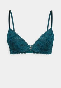 Etam AVENTURE CLASSIQUE - Push-up bra - petrol blue/blue - Zalando