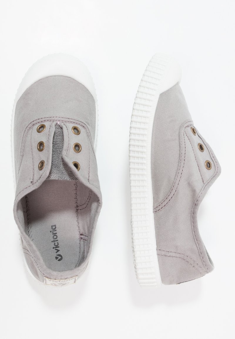 Victoria Shoes INGLESA LONA TINTADA - Mocassins - gris - ZALANDO.FR