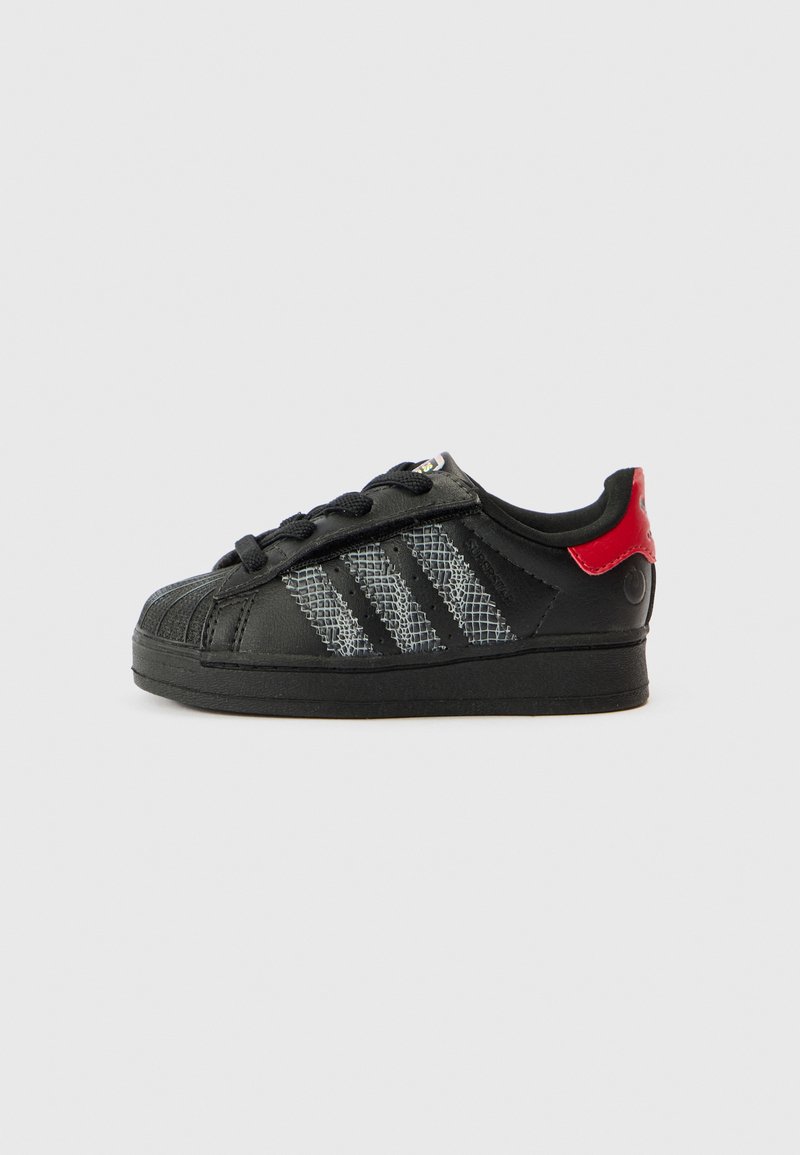 adidas Originals SUPERSTAR UNISEX - Baskets basses - core black/red ...