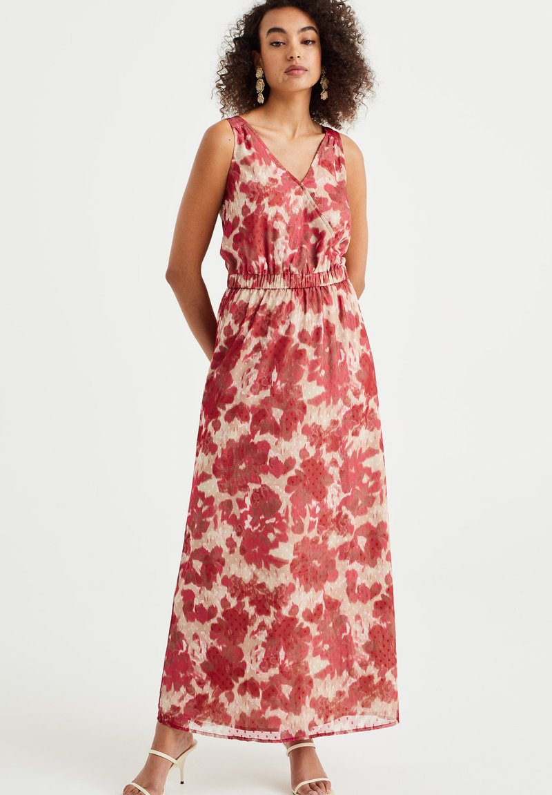 WE Fashion MET DESSIN - Robe longue - multi coloured/multicolore - ZALANDO.CH