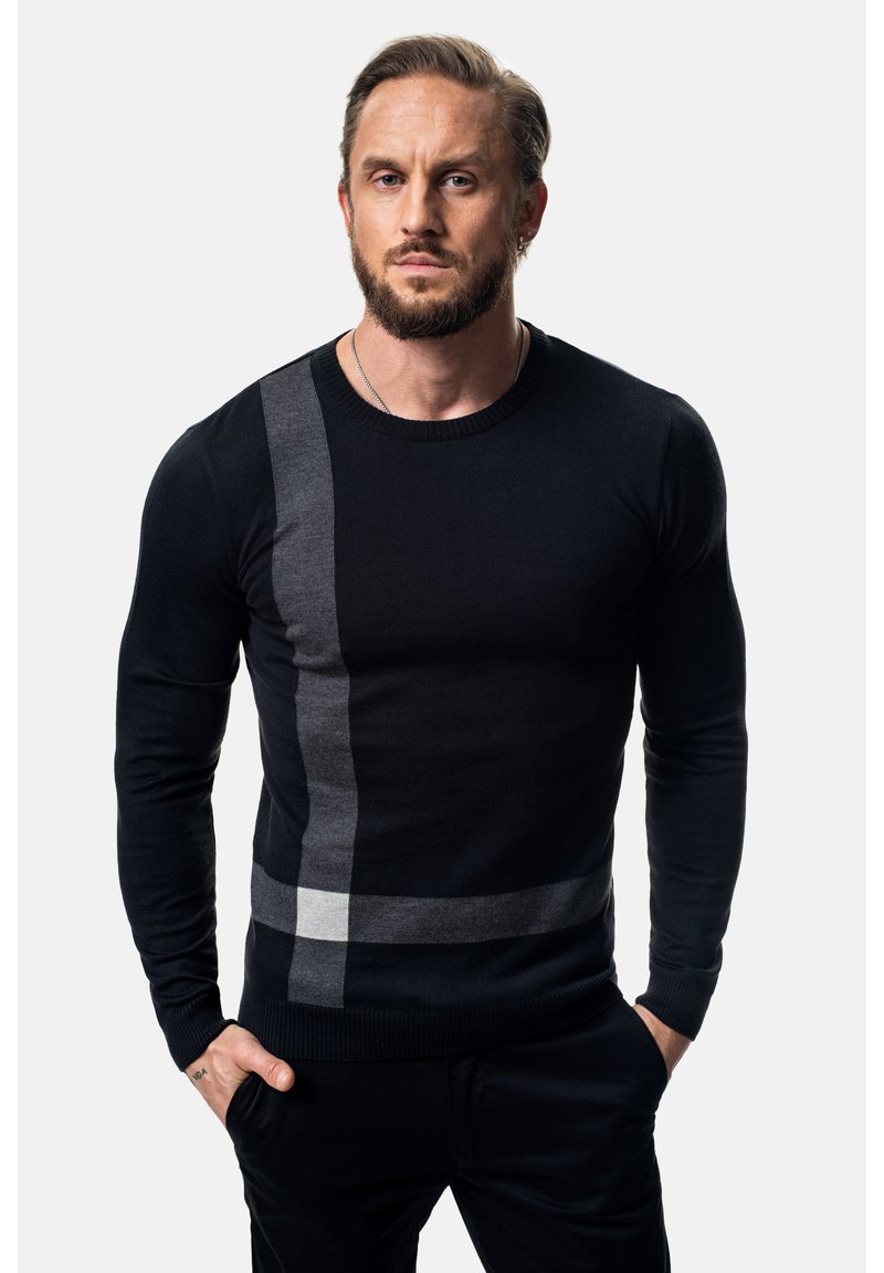 Recman EPINAL PM C - Sweter/czarny - Zalando.pl