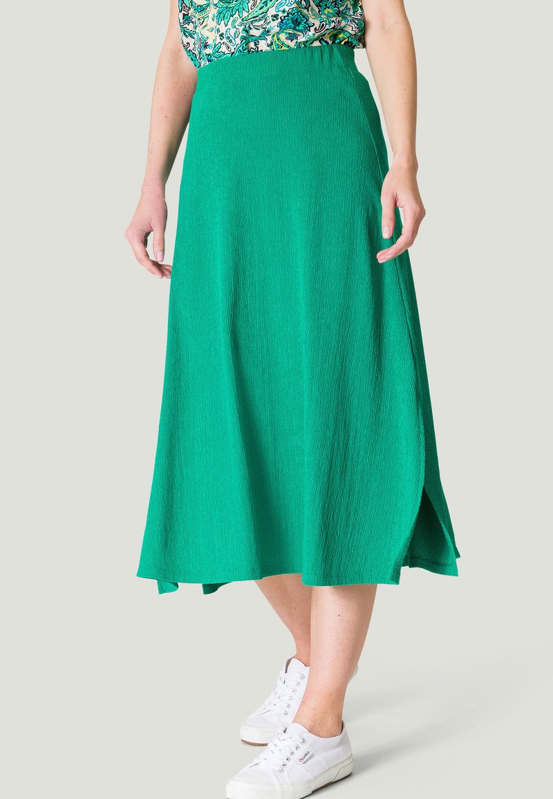 zero MIT STRUKTUR - A-lijn rok - pepper green/groen - Zalando.be