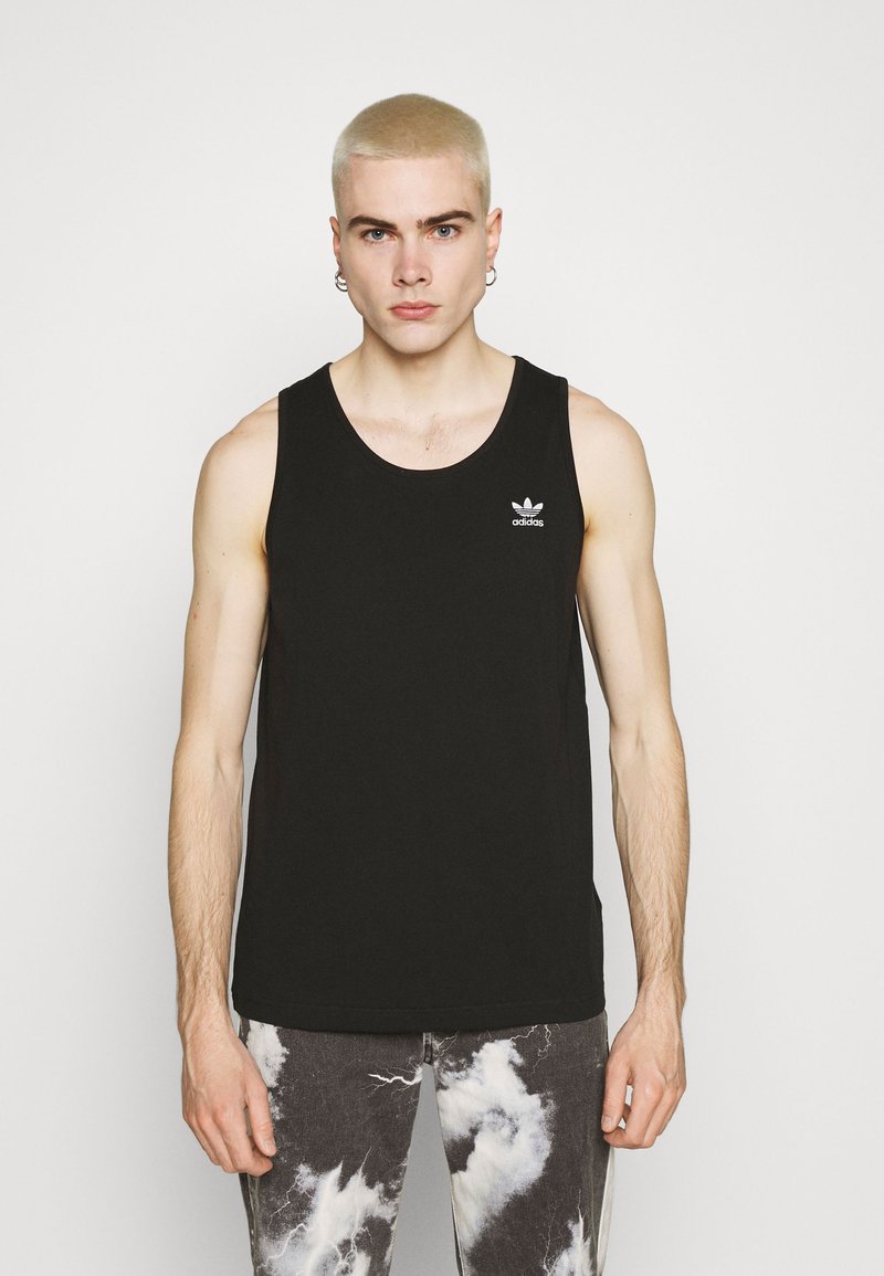 adidas Originals ESSENTIALS TANK UNISEX - Top - black/schwarz - Zalando.at