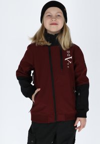 Slade COLORADO - Soft shell jacket - burgundy black/dark red - Zalando.ie