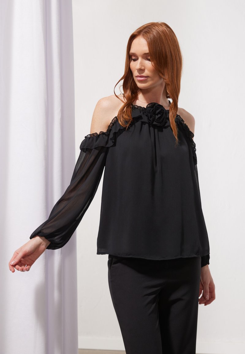 Anna Field Pluus - black/must - Zalando.ee