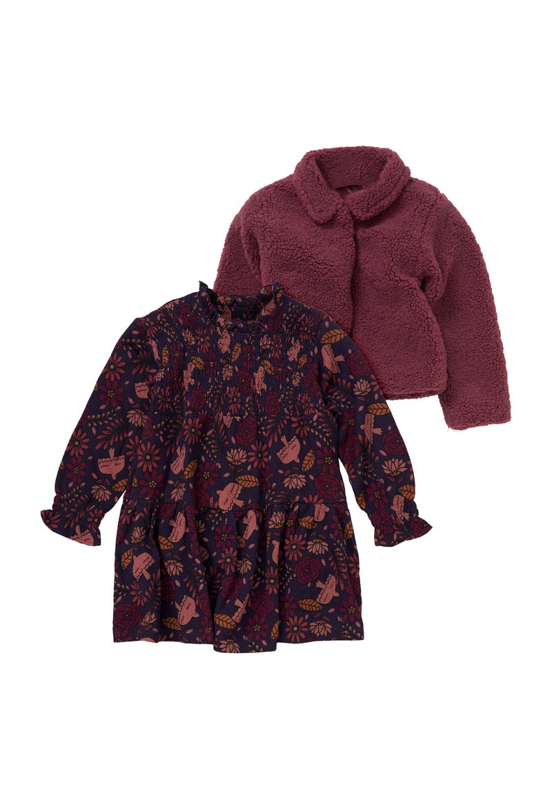 miss BLÄTTER XT - Fleecejakke - schwarz weinrot c/sort - Zalando.dk