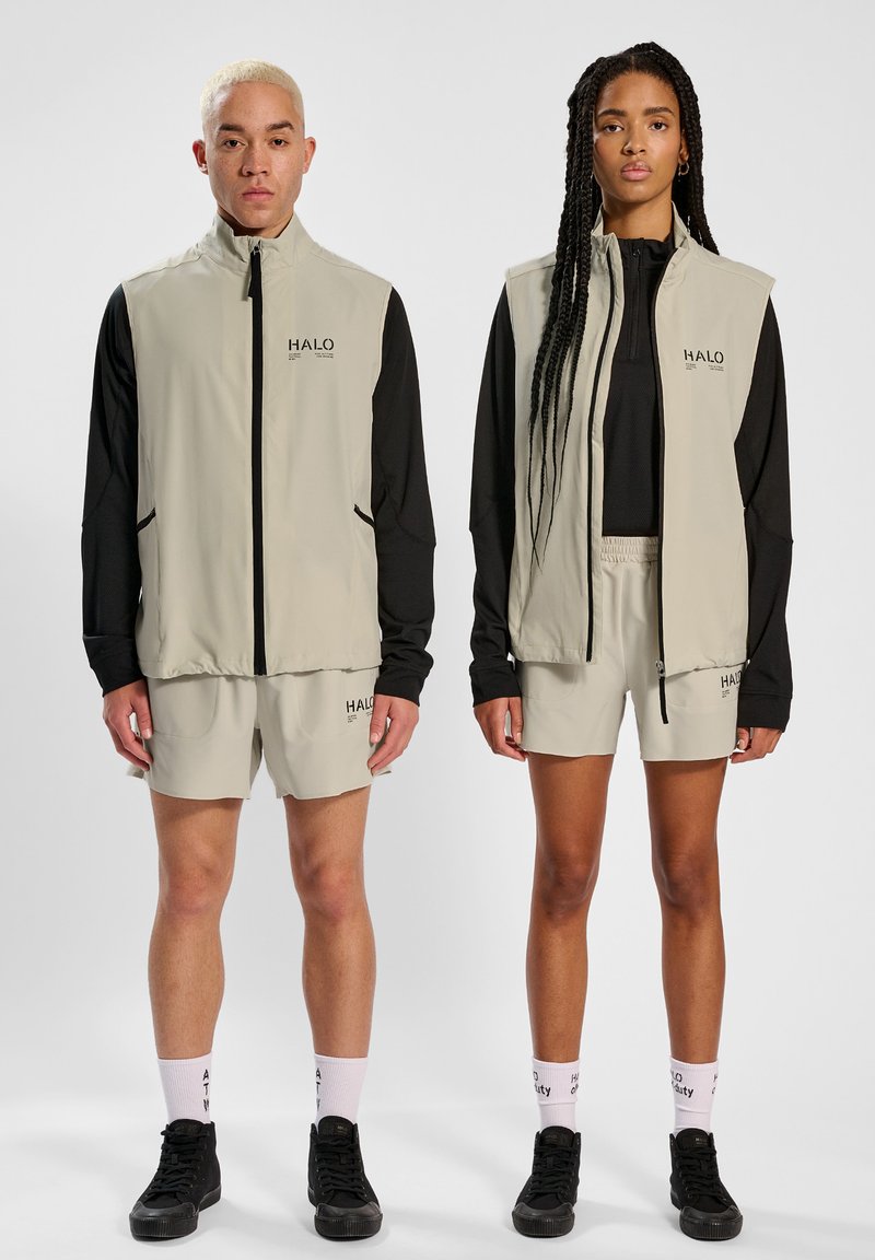 HALO TECH - Weste - oyster gray/tan - Zalando.de