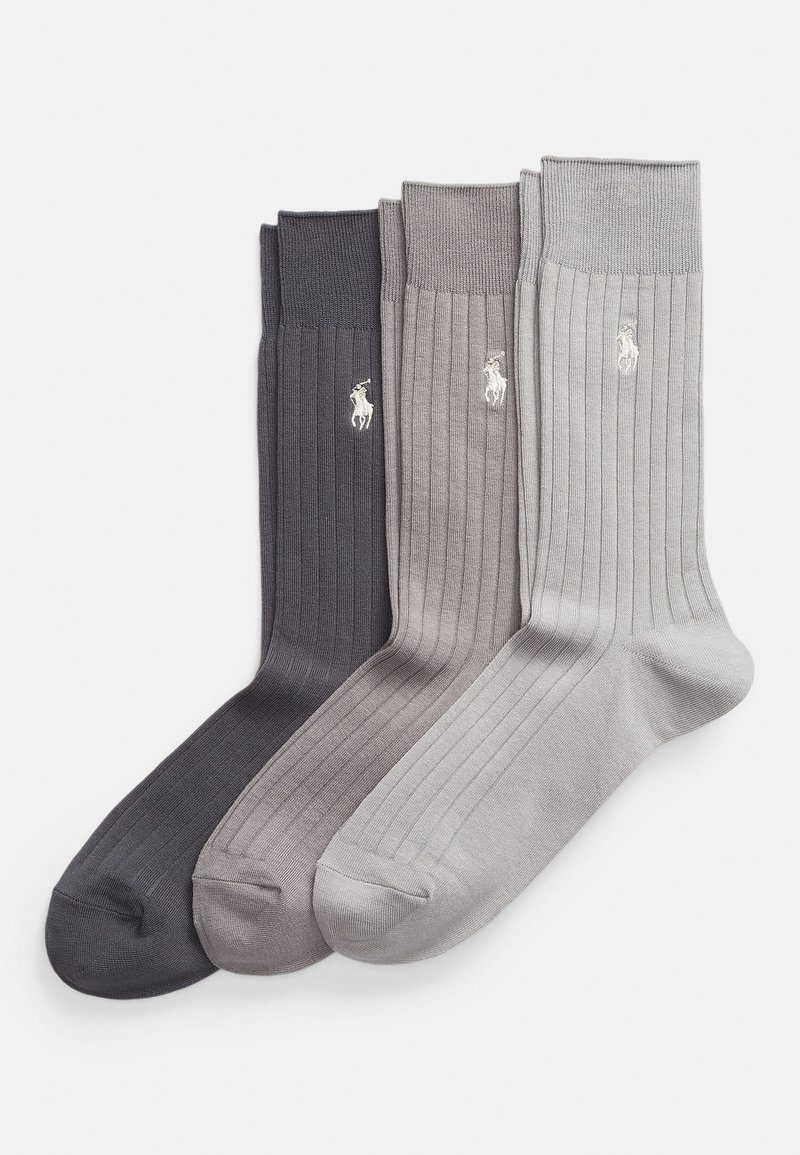 Polo Ralph Lauren RIB-KNIT COTTON-BLEND CREW SOCK 3-PACK - Socken ...
