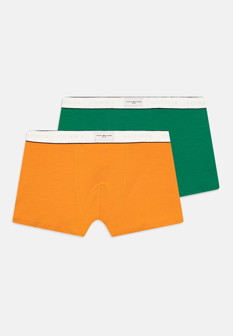 Tommy Hilfiger TRUNK 2 PACK - Pants - olympic green/rich ochre/green ...