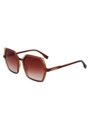 DKNY DK500S - Okulary przeciwsłoneczne - soft tortoise/brązowy - Zalando.pl