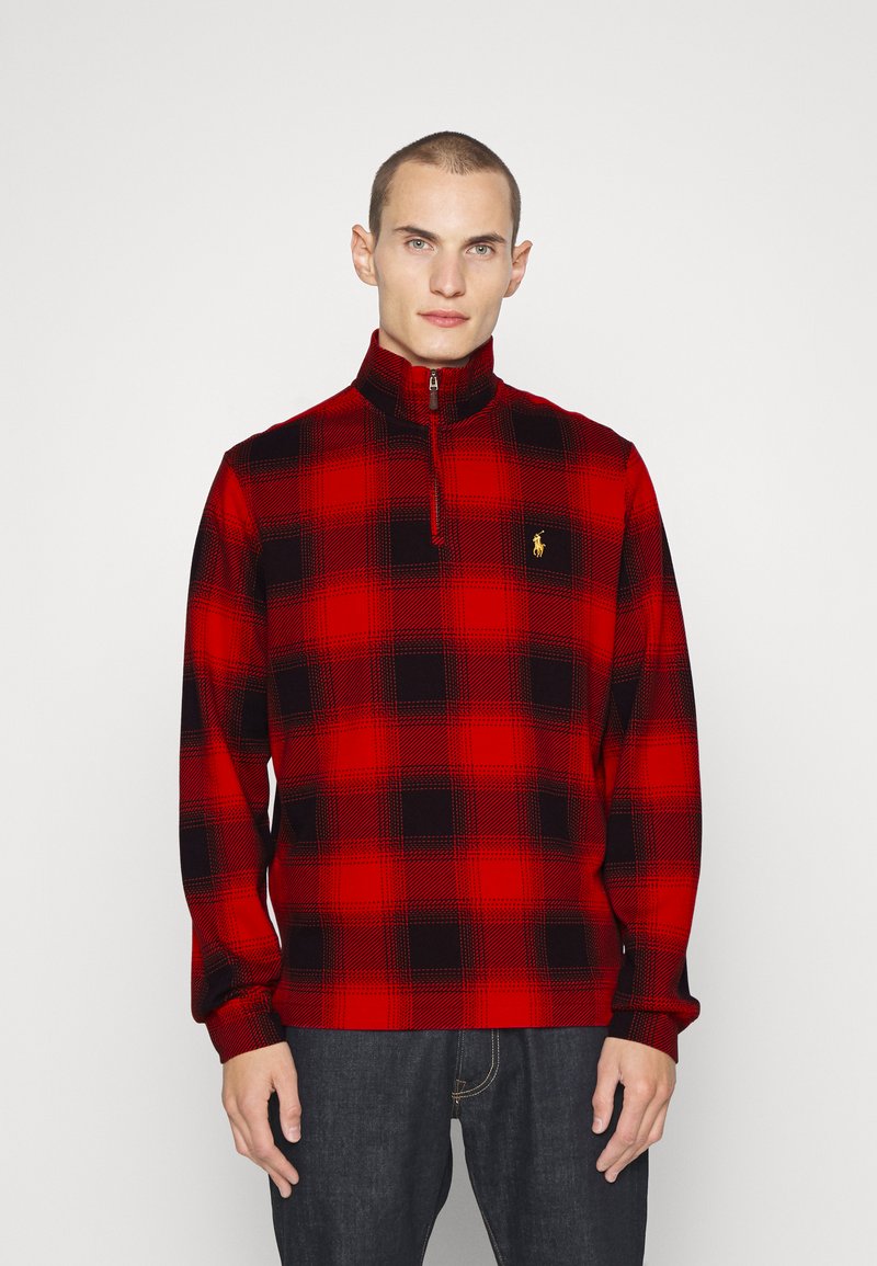 Polo Ralph Lauren Sweatshirt - ombre plaid martin red/red - Zalando.de