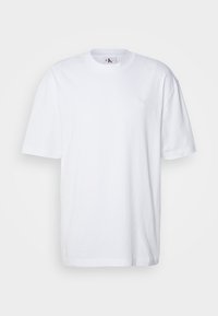 Calvin Klein Jeans MONOLOGO GRAPHIC OVERSIZED TEE - T-shirt imprimé - bright white/blanc ...