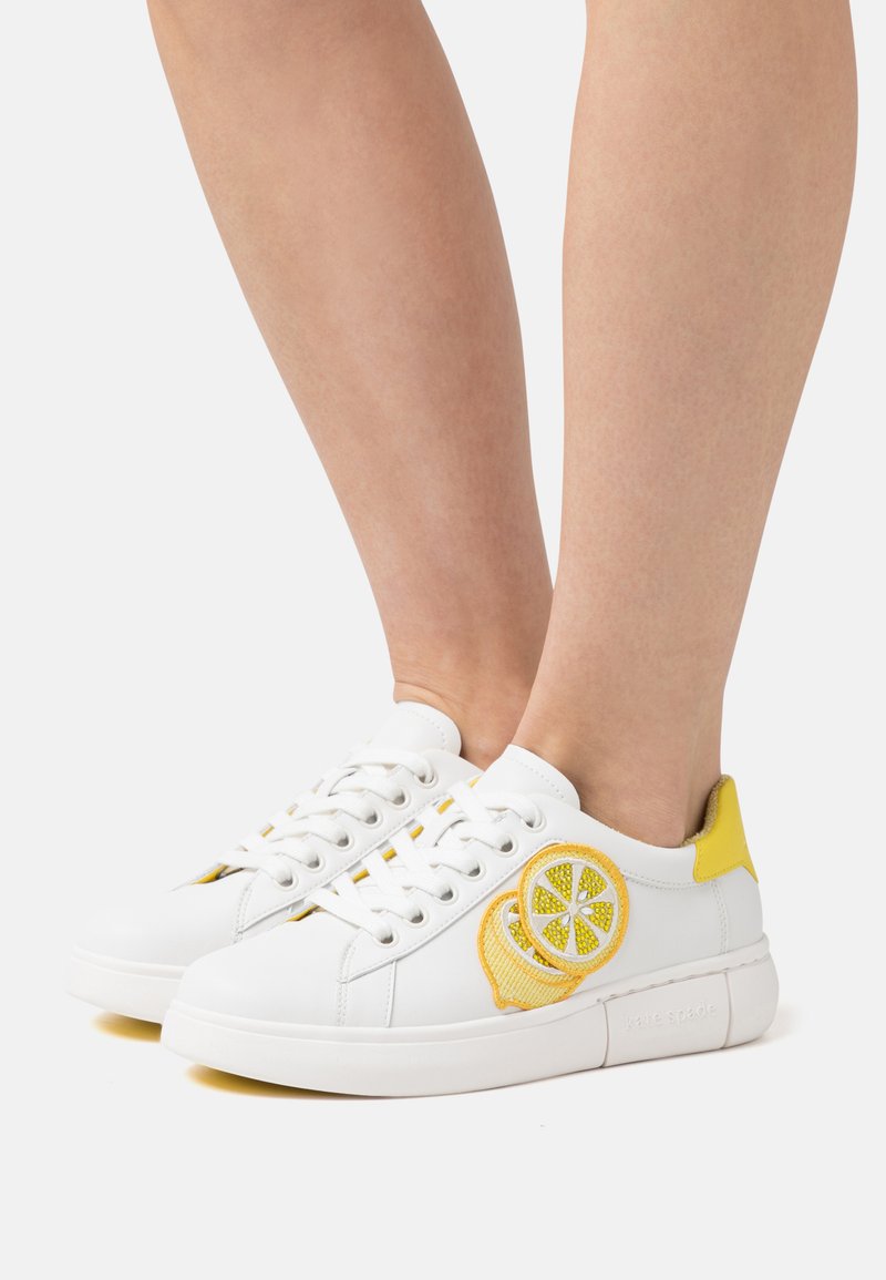 kate spade new york LIFT LEMON - Tossud - optic white/cadmium yellow ...
